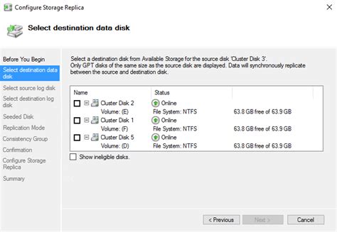 Configure Stretch Cluster Replication Using Shared Storage In Windows Server Microsoft Learn