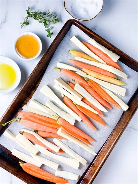 Honey Roasted Carrots And Parsnips The Dizzy Cook