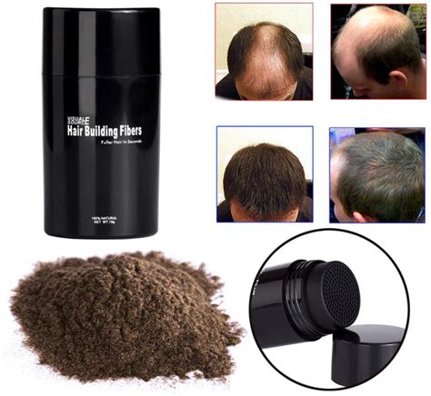 100 Natural Hair Fiber Powder Hair Building Fibers Thicker Concealer