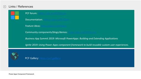 Power Apps Component Framework Dynamics Power 365 Paris 2019 Ppt