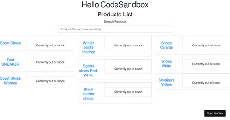 React Pagination Issue Fix Codesandbox