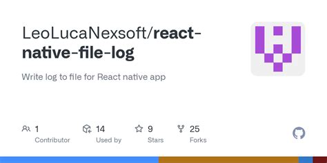 GitHub LeoLucaNexsoft React Native File Log Write Log To File For React Native App