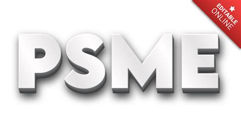 Psme 3d Font Text Effect Generator