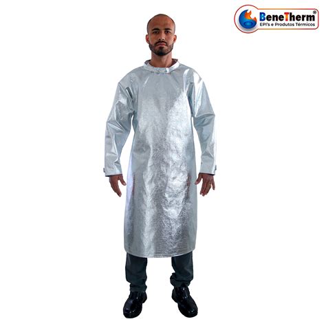Avental Barbeiro Aluminizado Therm Fire Carb Benetherm Solu Es E Produtos T Rmicos