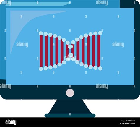 Computer Gadget Dna Science Molecule Vector Illustration Stock Vector Image Art Alamy