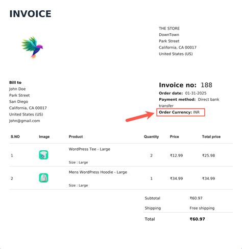 Adding Order Meta To Woocommerce Invoices
