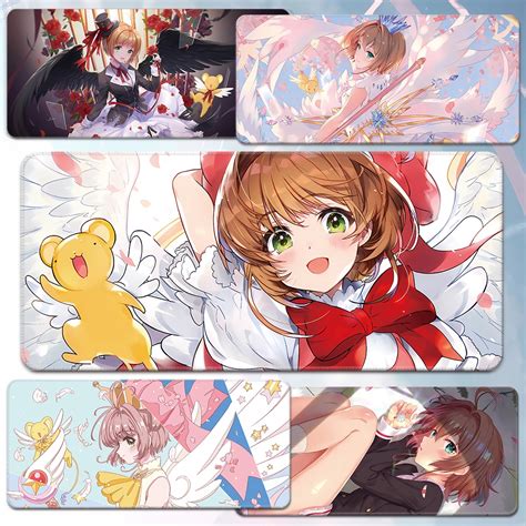 Cardcaptor Sakura Oversized Mouse Pad Kinomoto Sakura Keyboard Pad Anime Game Peripheral