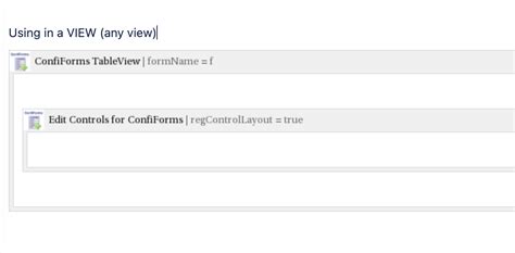 Solved Confiforms Can I Update An Existing Record Using