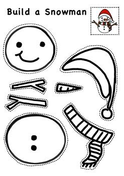 Build A Snowman By Promporn Poolsup TPT