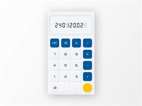Neomorphism Calculator Ui Design By Cookies On Dribbble