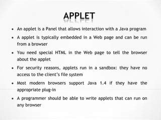 Applet PPT