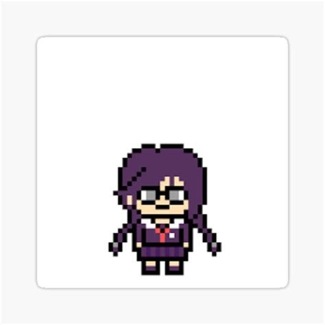 Toko Fukawa Pixel Art Sticker For Sale By Emisha Redbubble