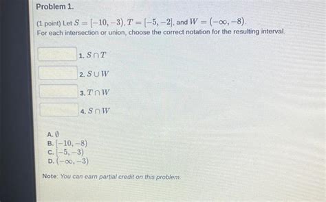 Solved Problem Point Let S T And Chegg Com