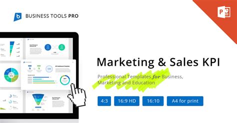 Marketing And Sales KPI PowerPoint Template TemplateMonster