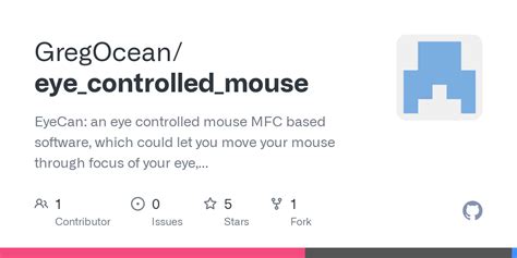 GitHub GregOcean Eye Controlled Mouse EyeCan An Eye Controlled