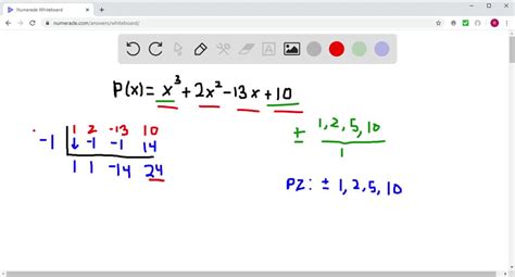 Solvedinteger Zeros All The Real Zeros Of The Given Polynomial Are Integers Find The Zeros