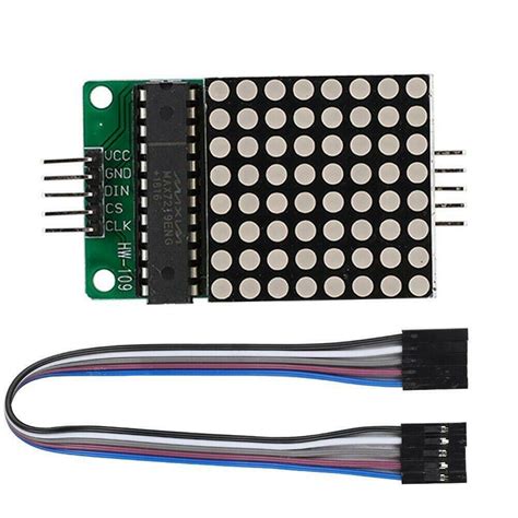 Max7219 Dot Matrix 8x8 88 Led Display Module Arduino Mcu Diy Raspberr
