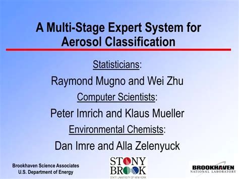 Ppt A Multi Stage Expert System For Aerosol Classification Powerpoint