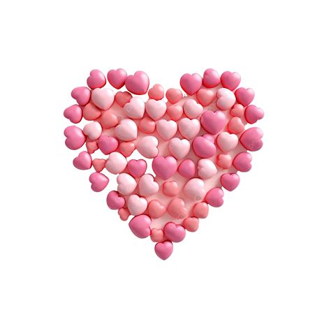 분홍색 사탕 공을 배경으로 3d 렌더링 달콤한 발렌타인 하트 모양 추상 심장 하트 카드 하트 배너 Png 일러스트 및 이미지 에 대한 무료 다운로드 Pngtree