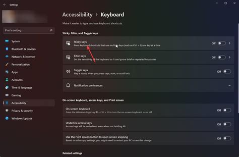 How To Turn Off Sticky Keys In Windows 11