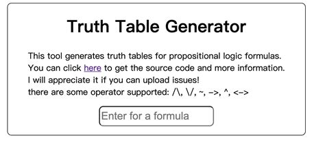 Truth Table Generator Source Code Cabinets Matttroy