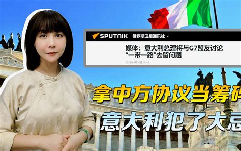 拿中方协议当筹码意大利犯了大忌真要走了回来可没那么容易 孤烟暮蝉 孤烟暮蝉 哔哩哔哩视频