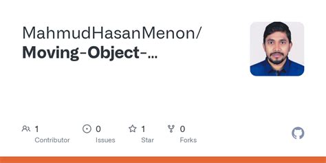 Moving Object Detection And Tracking README Md At Main