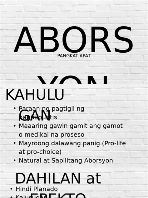 Aborsyon Pdf