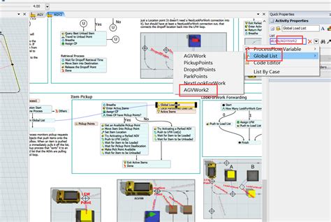 Multiple Agv Process Flows Flexsim Community