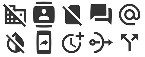 set of 10 icons text editor vector collection thin line web icon