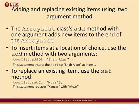 Ppt Arraylist By Norazah Yusof Software Engineering Department Powerpoint Presentation Id