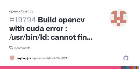 build opencv with cuda error usr bin ld cannot find ltrue · issue 19794 · opencv opencv