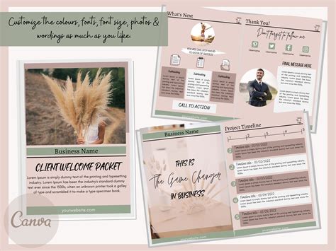 30 Boho Theme Client Welcome Packet Template For Coaches Client Onboarding Welcome Guide