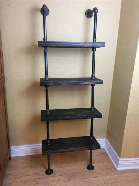 DIY Industrial Pipe Floating Shelf Kit Etsy Shelves Rustic Interior Decor Bars For Home