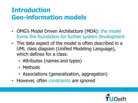 Ppt Constraints In Geo Information Models And Their Implementations In Systems Powerpoint