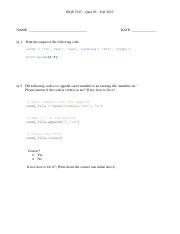 Python Quiz Slicing And File Append Operations Course Hero