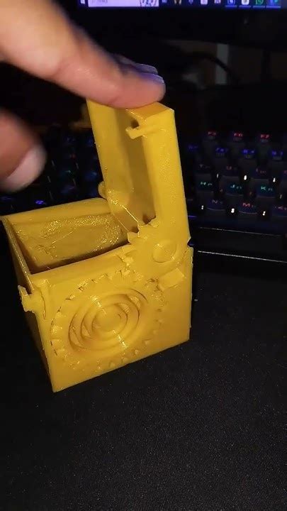 Пружинная коробочка шкатулка 3д печать 3дпечать 3дпринтер 3д принтер игрушка 3dprinting