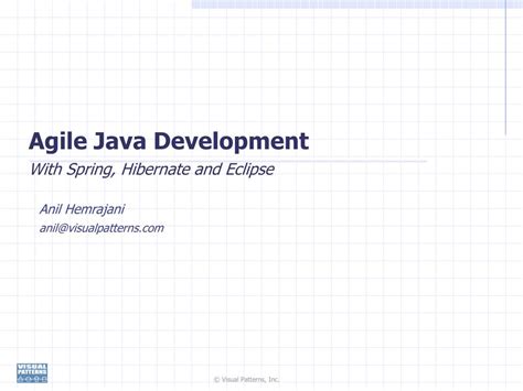 ppt agile java development with spring hibernate and eclipse
