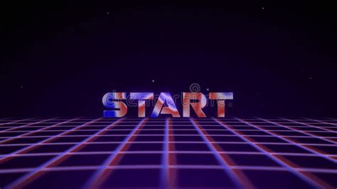 Synthwave Wireframe Net And Stars 80s Retro Futurism Background 3d