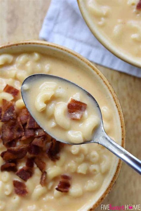 Mac And Cheese Soup Decadent Amazing • Fivehearthome