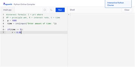 Solved Python Program To Calculate Simple Interest If The Time Is
