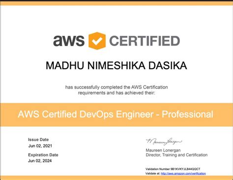 My Fourth Aws Certification Madhu Nimeshika Dasika