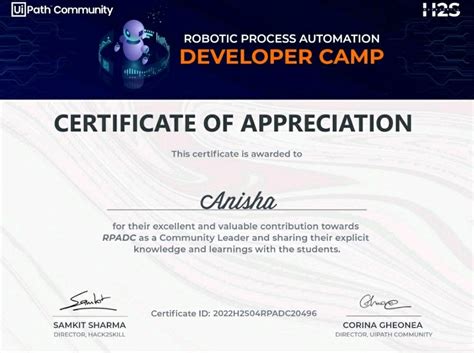 Anisha Saini On Linkedin Hi Connection Thankyou Ar Club Uipath Hack2skill