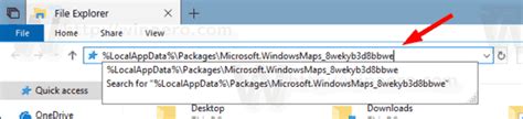 Backup And Restore Maps App Settings In Windows