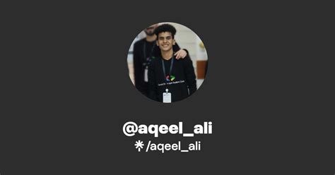 Aqeel Ali Instagram Linktree