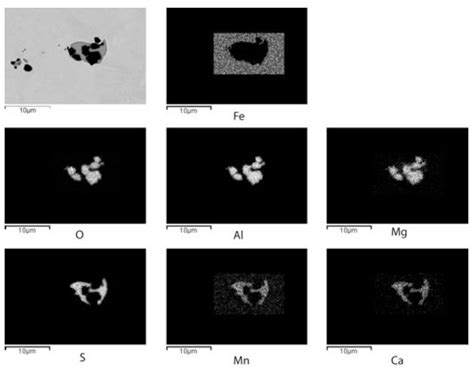 Materials Element Mapping Of A Complex Oxy Sulfide Inclusion