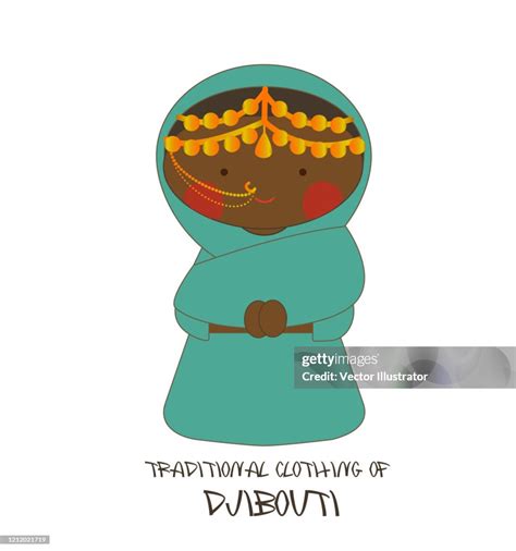 Traditional Clothing Of Africa Djibouti High Res Vector Graphic Getty