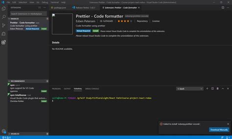 Vscode Is Unable To Open Extension An Unknown Error Occurred