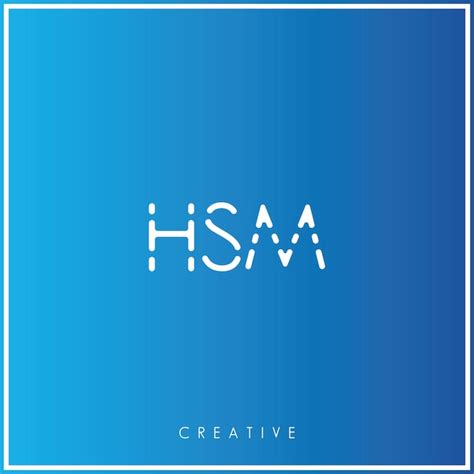 Premium Vector Hsm Premium Vector Latter Logo Design Creative Logo