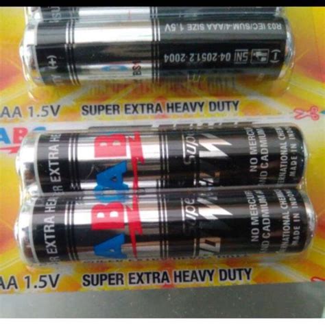 Jual Baterai Abc Hitam Super Power Aaa Pcs Di Seller Cherry Stationary Gading Kota